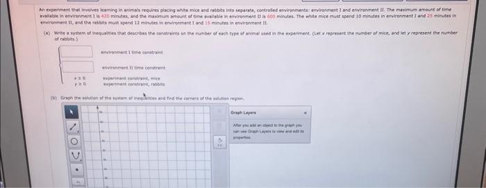 Solved (a) Witte a system of inequaties that describes the | Chegg.com