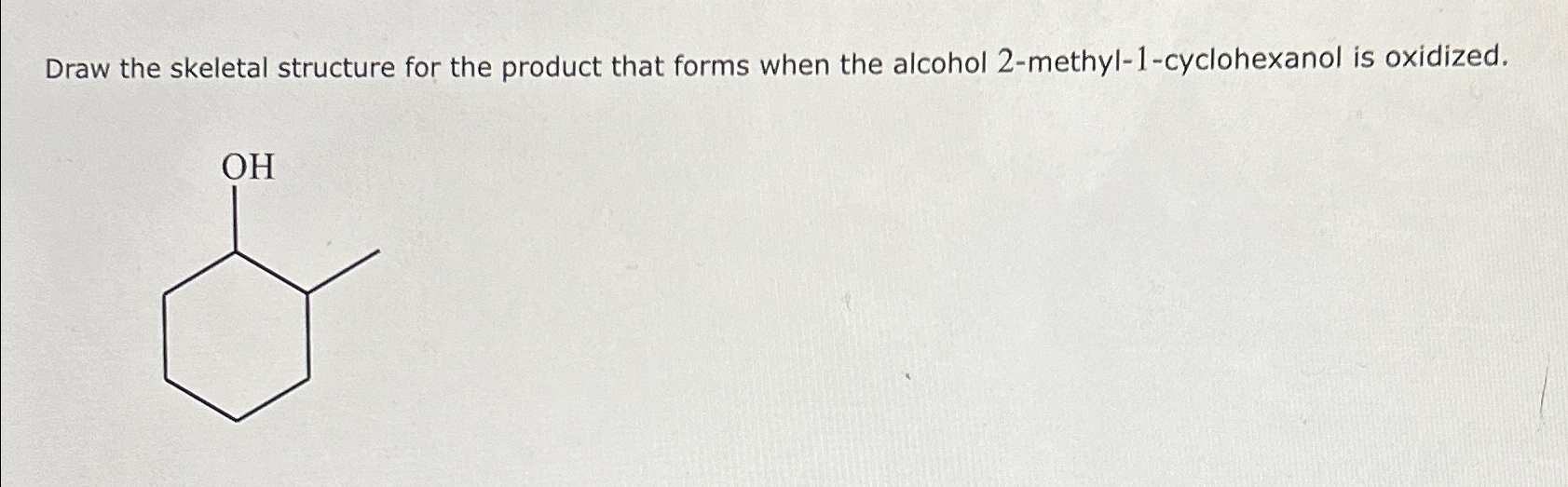 Solved Draw the skeletal structure for the product that | Chegg.com