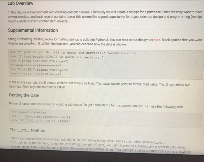 Solved Lab Overview In this lab, we will experiment with | Chegg.com