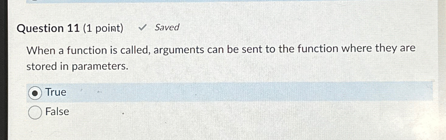 Solved Question 11 (1 ﻿point) ﻿SavedWhen a function is | Chegg.com