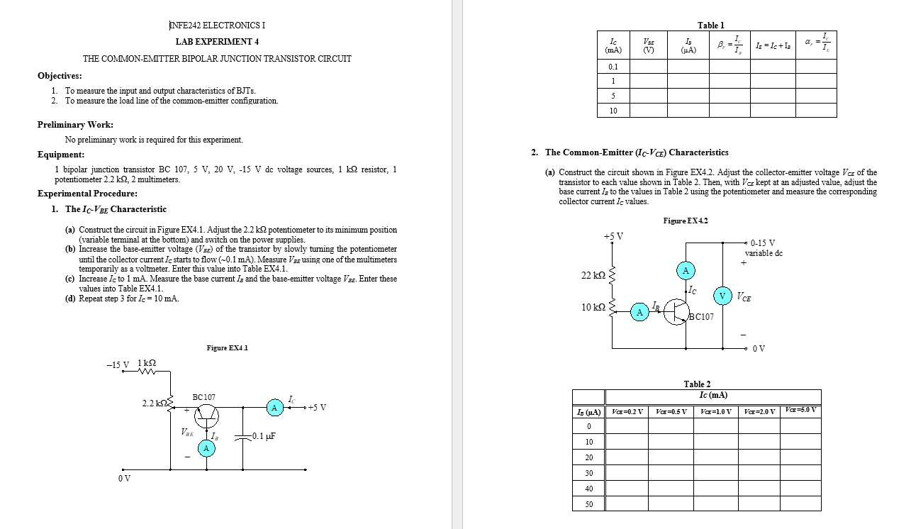Please fill in the tables using multisim and send me | Chegg.com