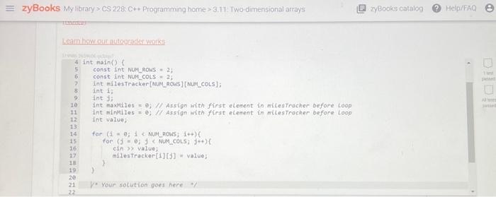 Solved Leam how our autograder works: 4 int main () ( const | Chegg.com