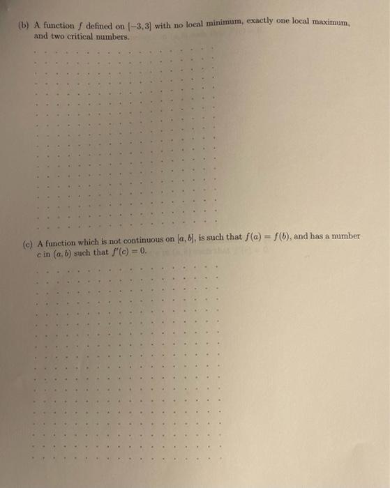 Solved Give an example of each of the following. Your | Chegg.com