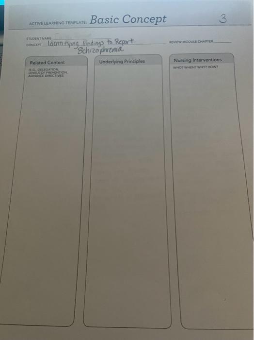 Solved acmeleanna temmate. Basic Concept 3 stuesevinam: | Chegg.com