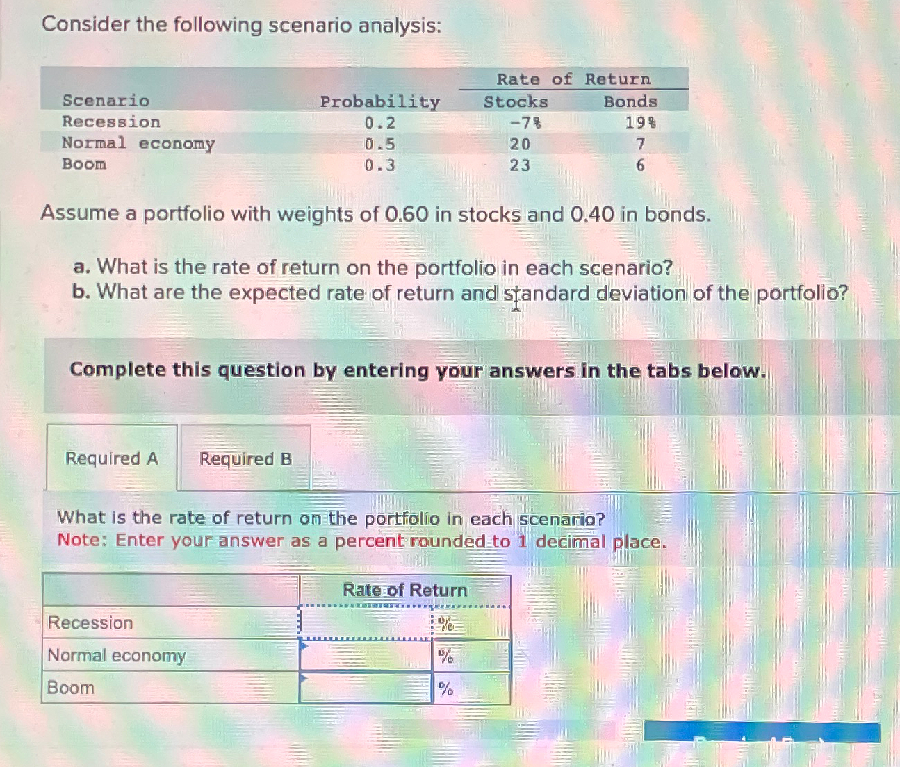 Solved Consider the following scenario | Chegg.com