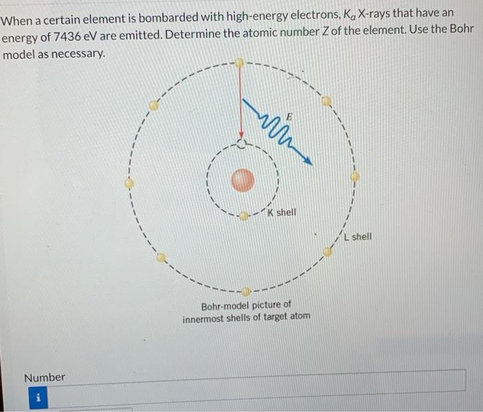 Solved When a certain element is bombarded with high-energy | Chegg.com