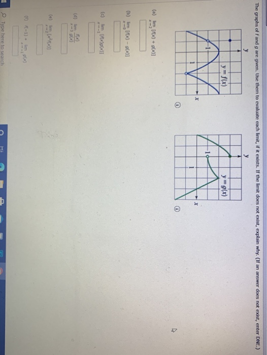 Solved The graphs of fand g are given. Use them to evaluate | Chegg.com