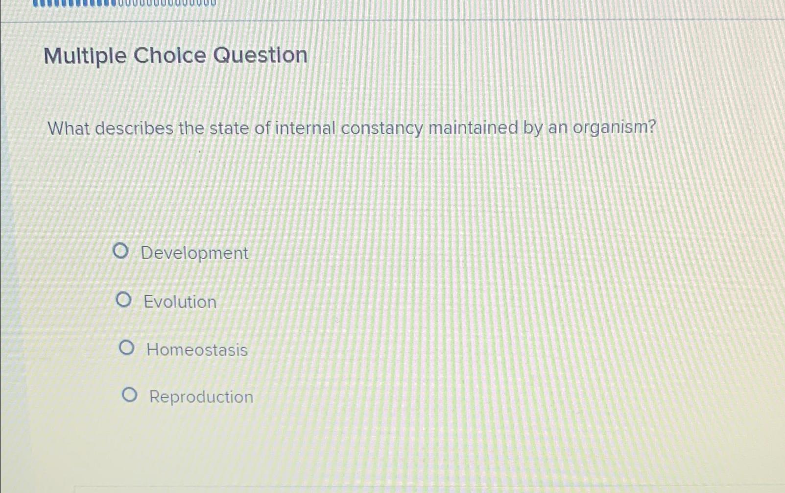 Solved Multiple Choice QuestionWhat describes the state of | Chegg.com