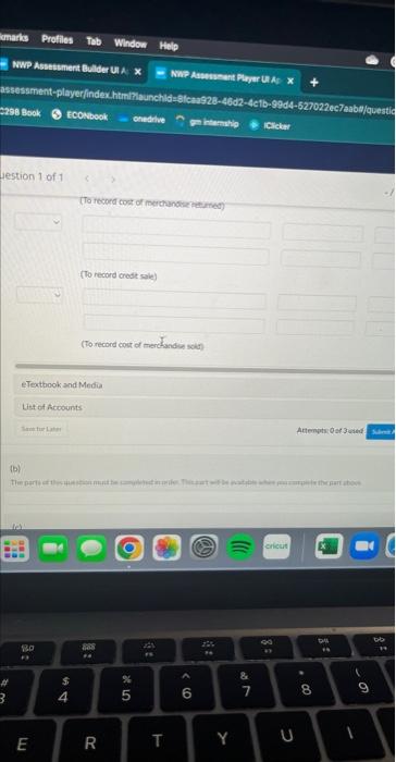 Solved Wildhorse Hardware Store completed the following | Chegg.com