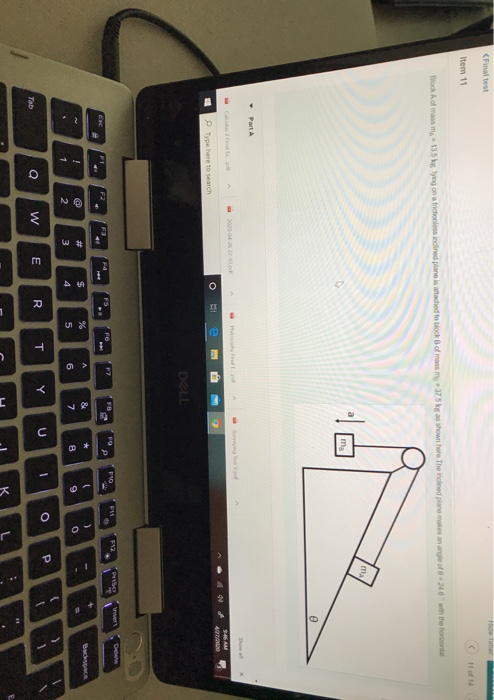 Solved calculate the normal force on block A, the | Chegg.com
