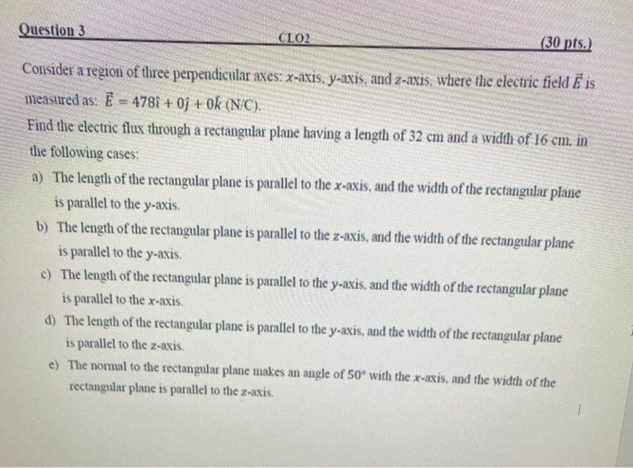 Solved Question 3 CLO2 (30 pts.) Consider a region of three | Chegg.com