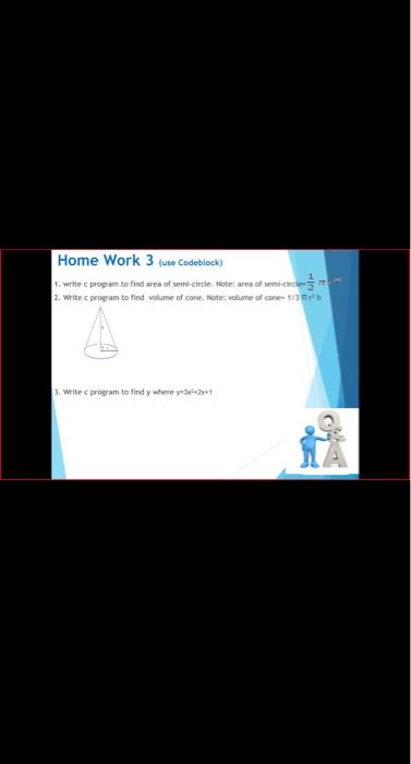 Solved Home Work 3 (use Codeblock) write e program to find | Chegg.com
