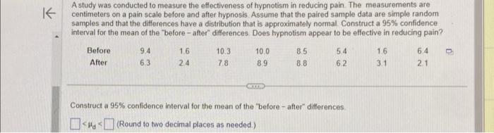 Solved A study was conducted to measure the effectiveness of | Chegg.com