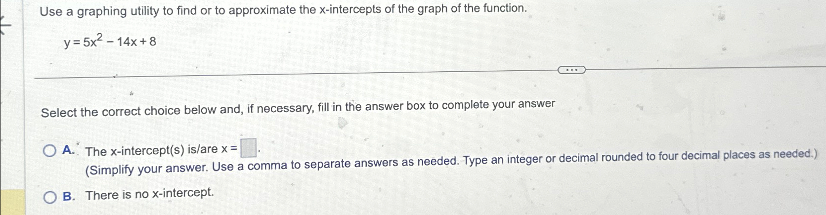 Use a graphing utility to find or to approximate the | Chegg.com