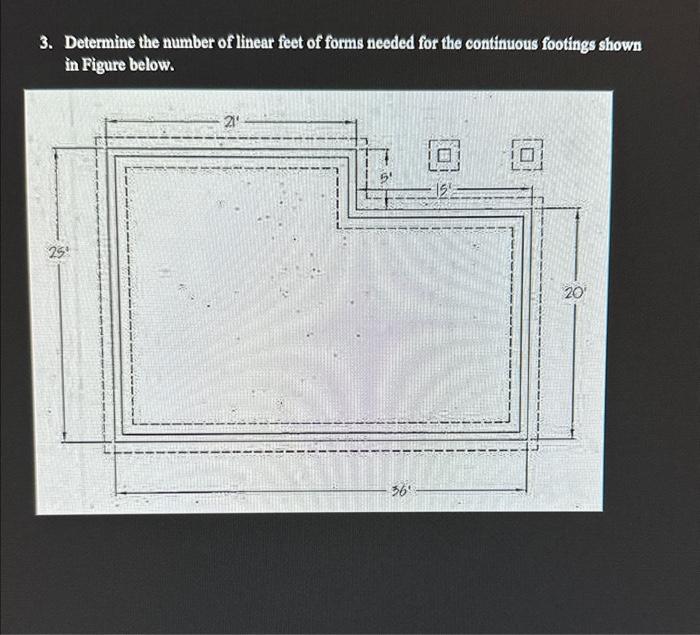 Solved 5. Continuous Footing (7 points) Based on Bxamples 1 | Chegg.com