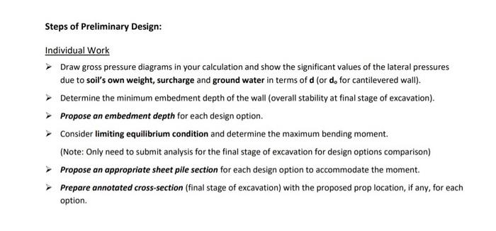 Solved Steps of Preliminary Design: Individual Work > Draw | Chegg.com