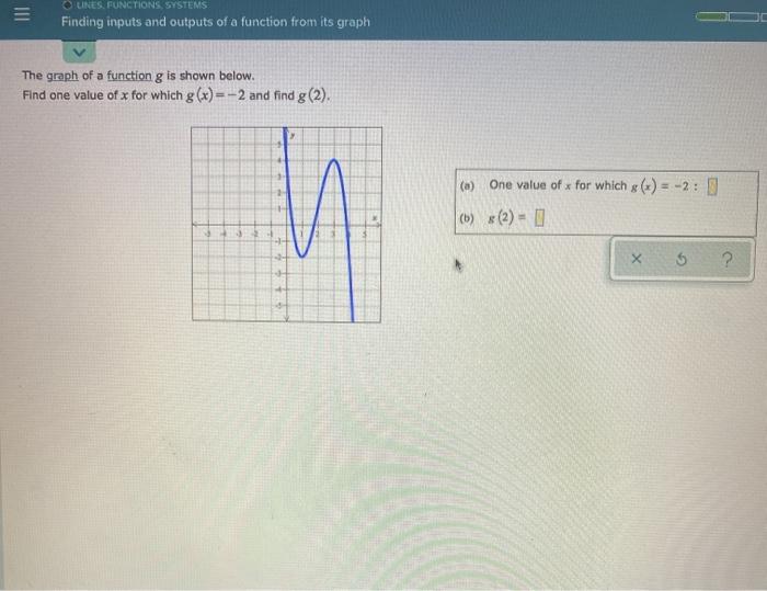 Solved UNES FUNCTIONS, SYSTEMS III Finding inputs and | Chegg.com