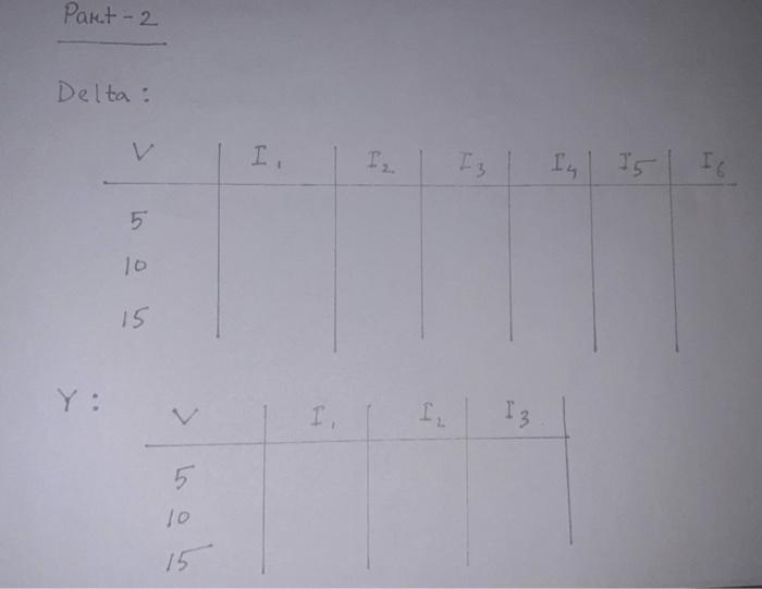 Solved Lab # 4 Delta-Wye Conversion Objective: To show that | Chegg.com