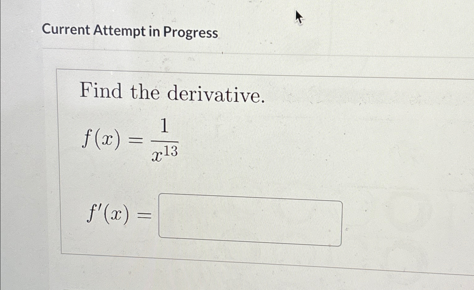 Solved Current Attempt in ProgressFind the | Chegg.com