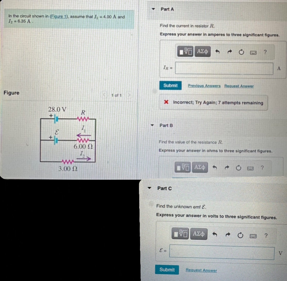 Solved Part AIn the circuit shown in (Figure 1), ﻿assume | Chegg.com