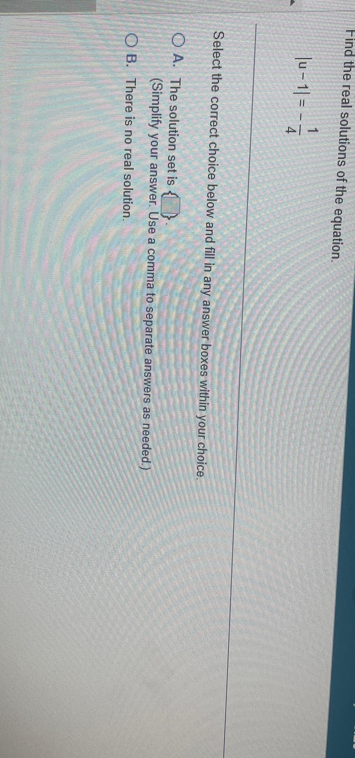 Solved Find the real solutions of the | Chegg.com