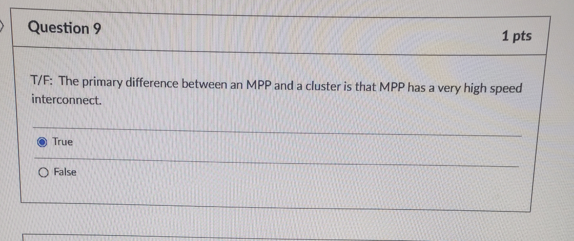 Solved Question 91 ﻿ptsT/F: The primary difference between | Chegg.com