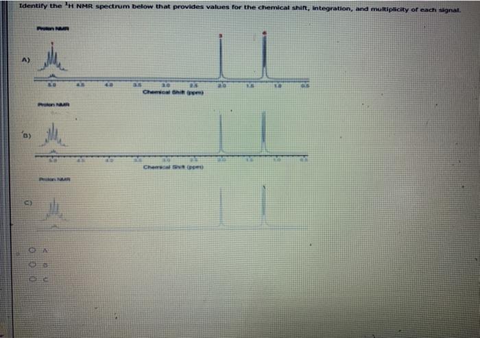 Options:1st pic: Step1- protons, signals, carbon | Chegg.com