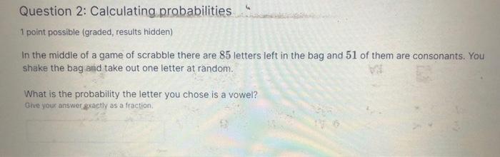 Solved 1 point possible (graded, results hidden) In the | Chegg.com