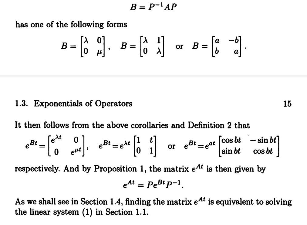 Solved 5. Compute the exponentials of the following | Chegg.com
