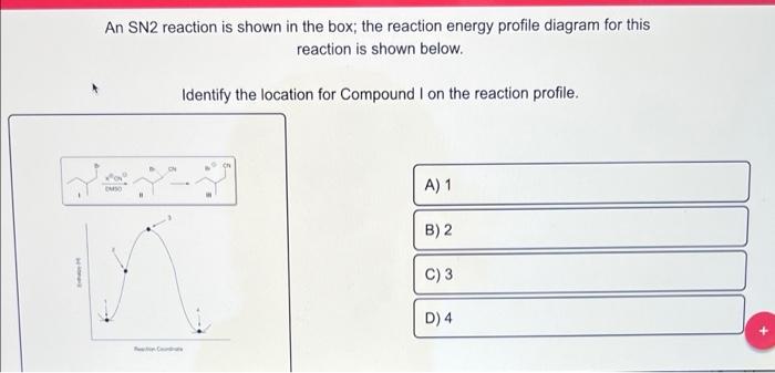 Solved An SN2 reaction is shown in the box; the reaction | Chegg.com