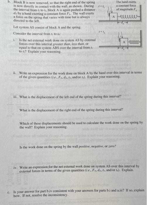 Solved Two identical blocks, A and B, on a frictionless | Chegg.com