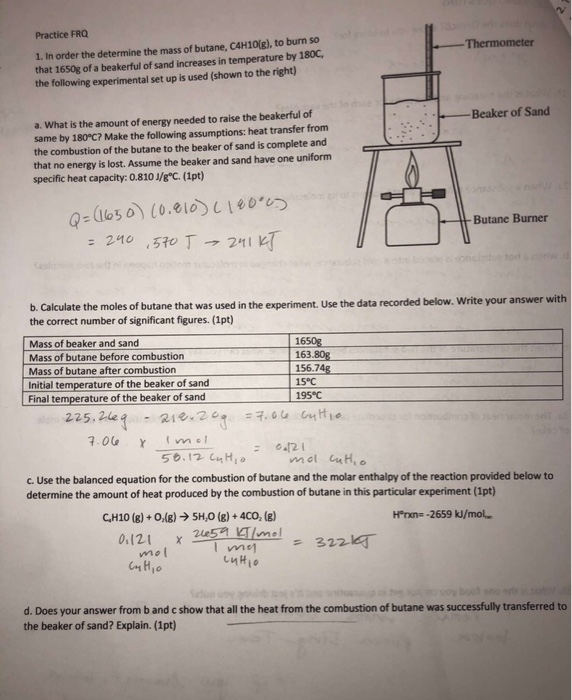 Solved 3a. The molar heat of combustion for chocolate cake | Chegg.com