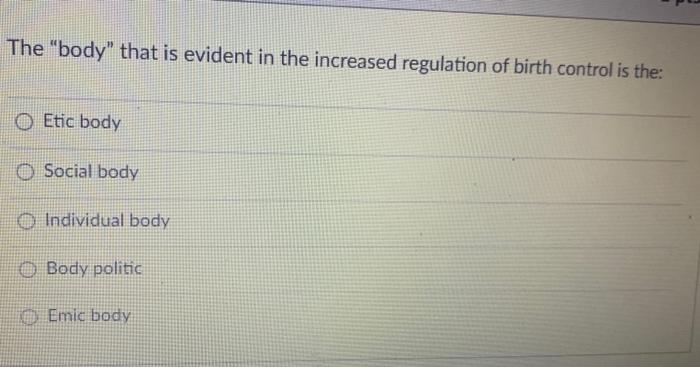 The "body" that is evident in the increased | Chegg.com