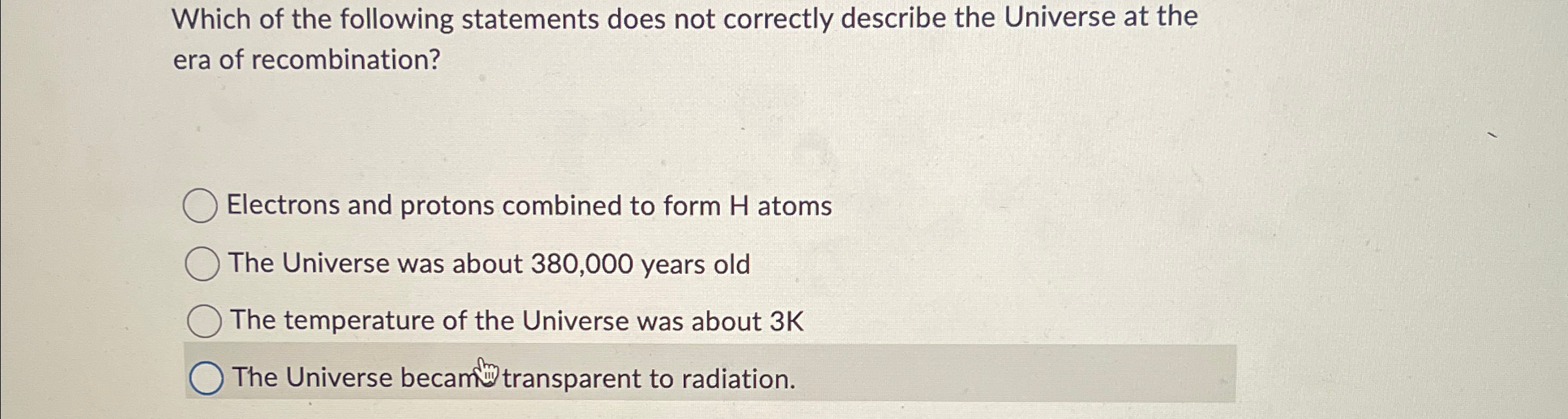 Solved Which of the following statements does not correctly | Chegg.com