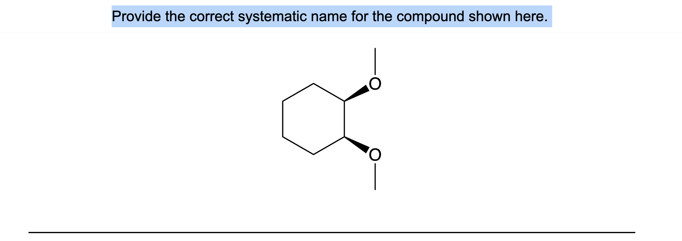 Solved Provide the correct systematic name for the compound | Chegg.com