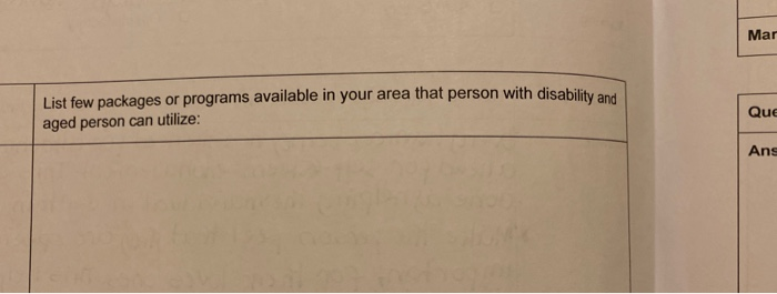 Solved Mar List few packages or programs available in your | Chegg.com