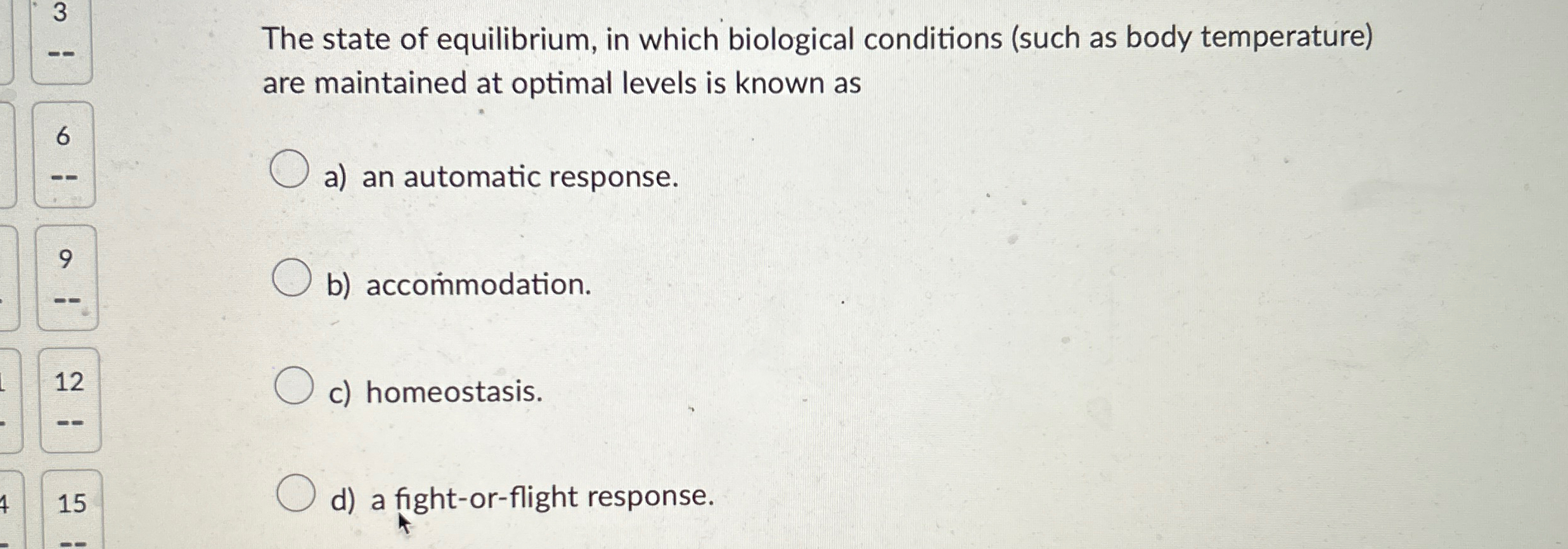 Solved 3The state of equilibrium, in which biological | Chegg.com