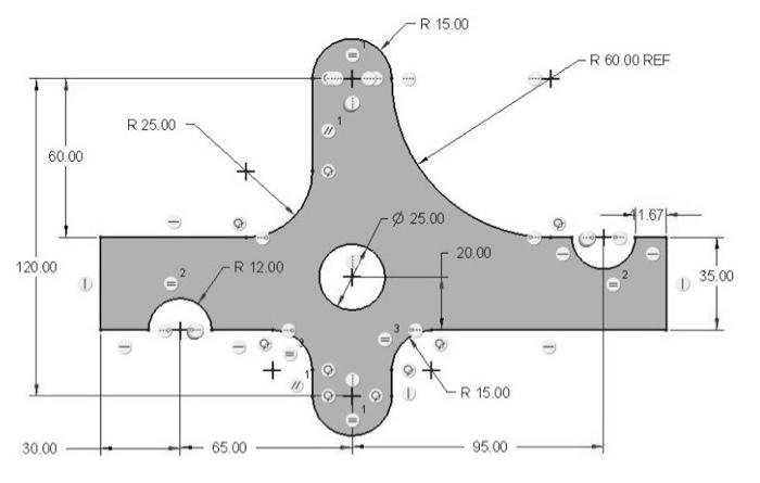 Show me how to draw step by step by using CREO | Chegg.com