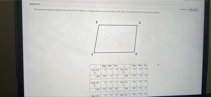 Solved Question 1 BS, IS and FS for a levelling survey is | Chegg.com
