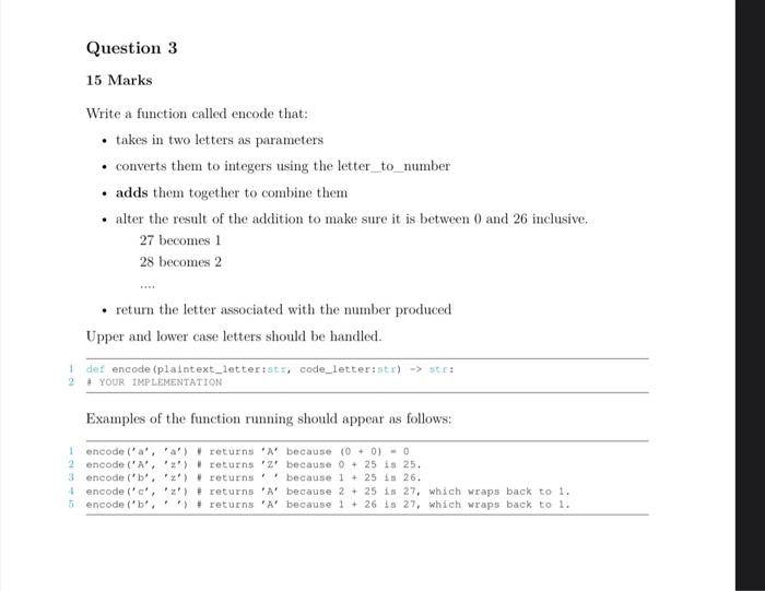 Solved use triple quote to explain purpose, parametres and | Chegg.com