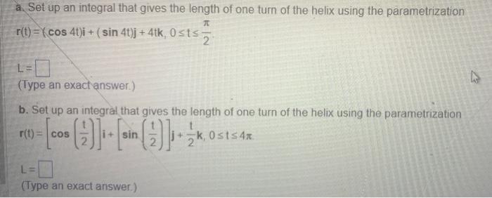 Solved To illustrate that the length of a smooth space curve | Chegg.com