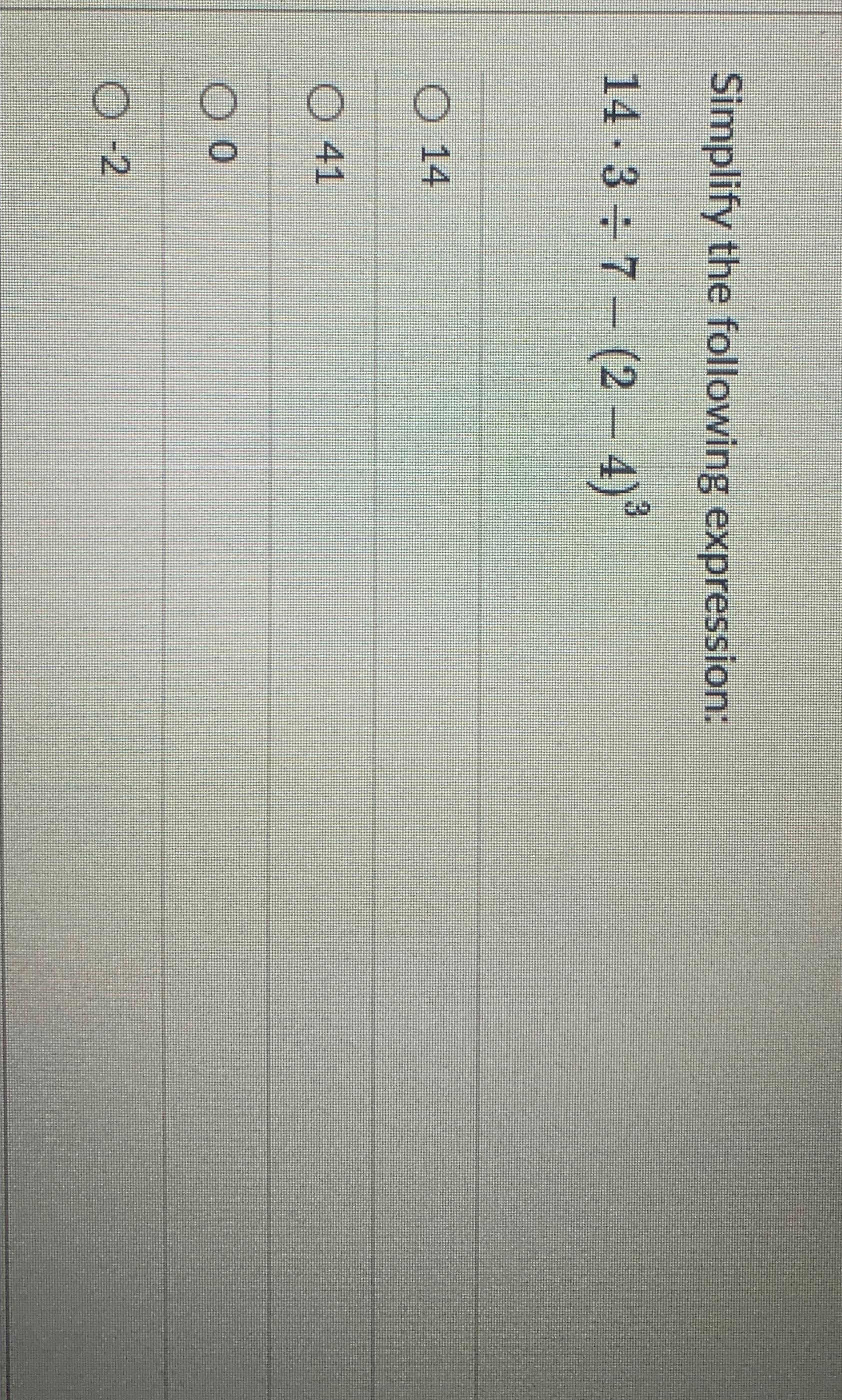 Solved Simplify the following | Chegg.com