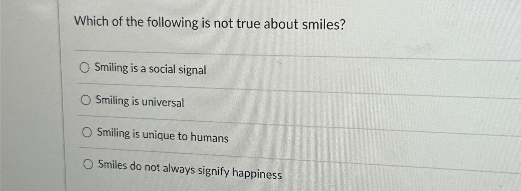 Solved Which of the following is not true about | Chegg.com