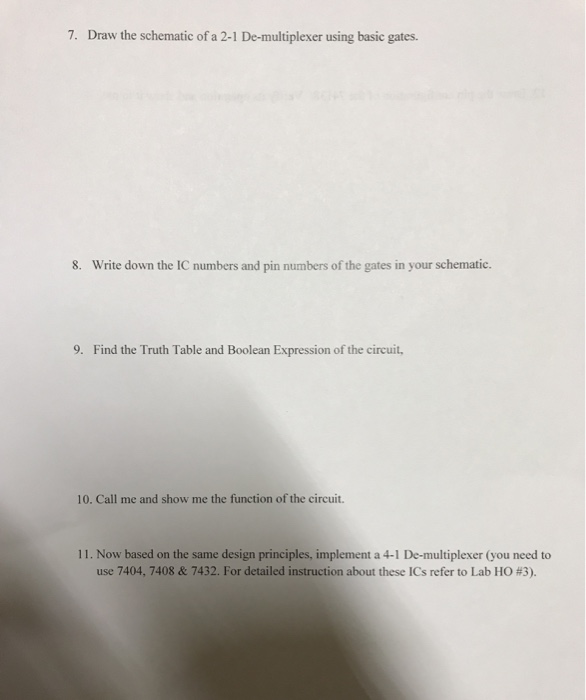 Solved Lab #7-8 Objectives: 1. To understand Multiplexers | Chegg.com