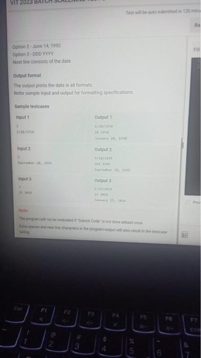 Solved Date Class Create Class Date With The Following
