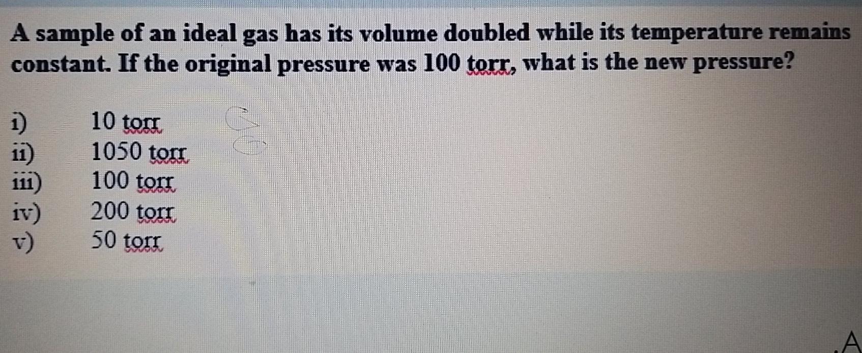 Solved A sample of an ideal gas has its volume doubled while | Chegg.com