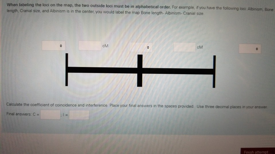 Solved Three linked autosomal loci were studied in smurfs. | Chegg.com
