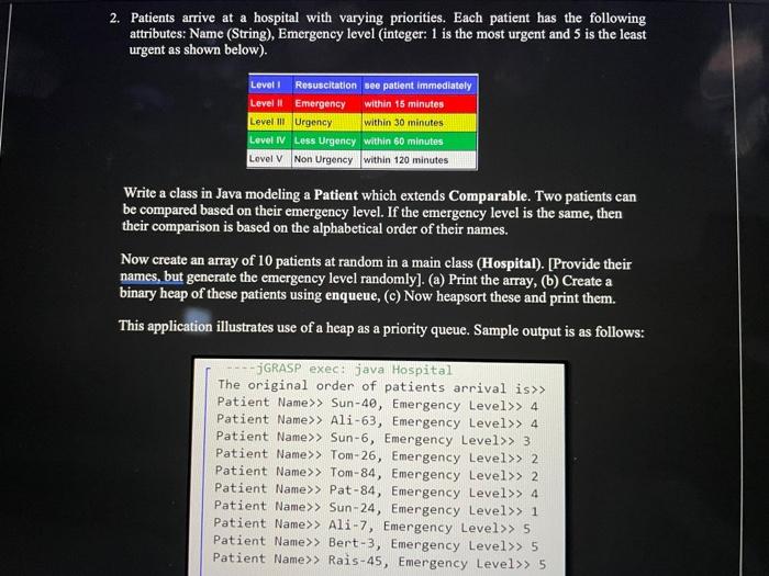 Solved Lab Exercises 1. Complete the class Binary Heap.java | Chegg.com