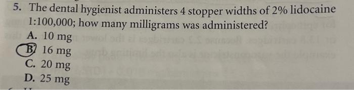 Solved 19. What is the absolute number of milligrams of | Chegg.com