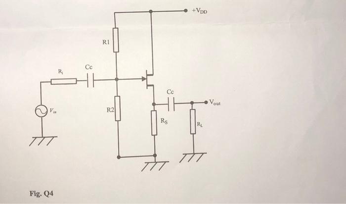 Solved (ii) Draw the ac small signal equivalent circuit of | Chegg.com